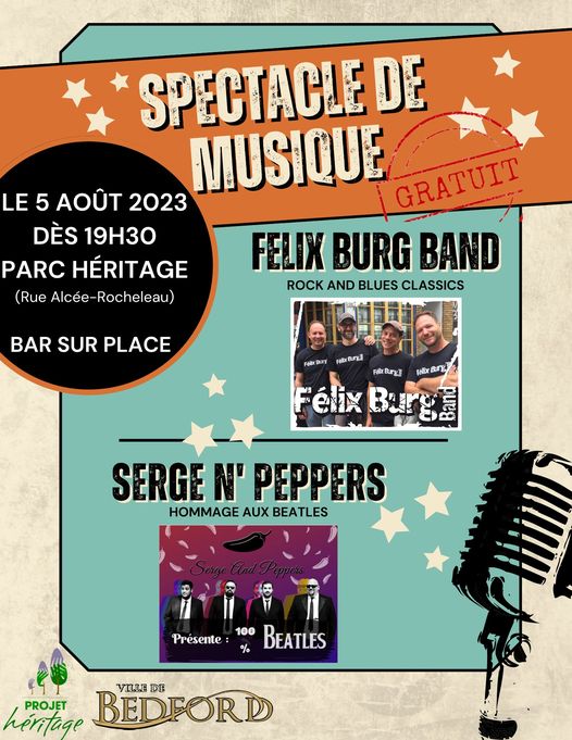 5 août - Spectacle de musique gratuit – Ville de Bedford